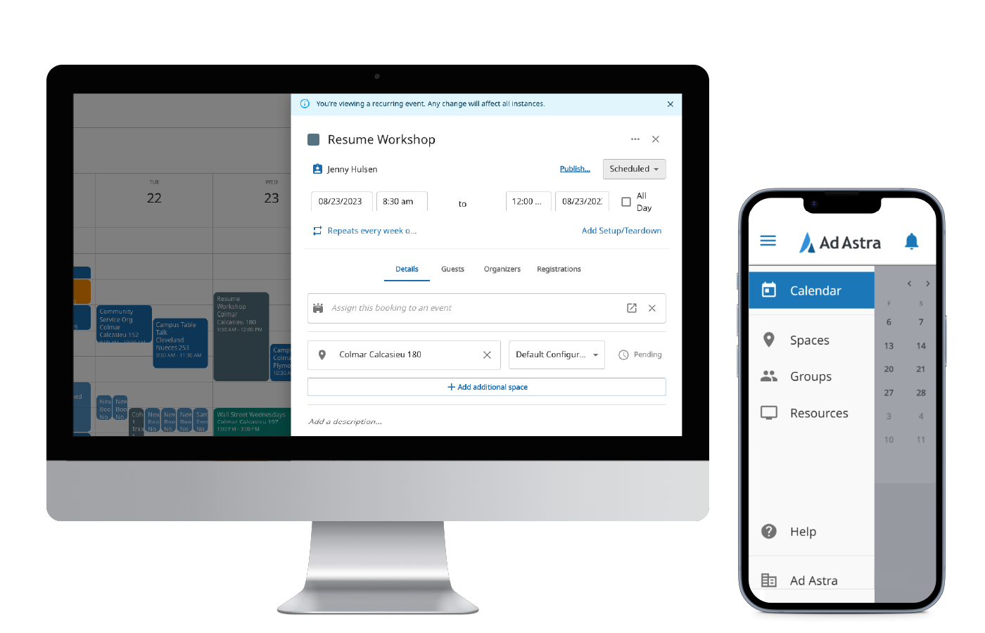 University Event Management & Campus Scheduling Software | Ad Astra